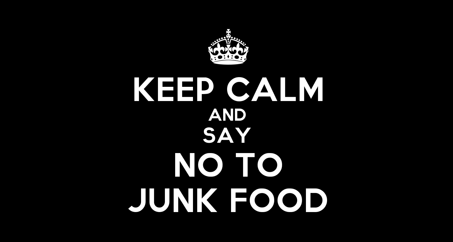 Say No To Junk Food Collage 23 Best NO JUNK FOOD CHALLENGE Images On