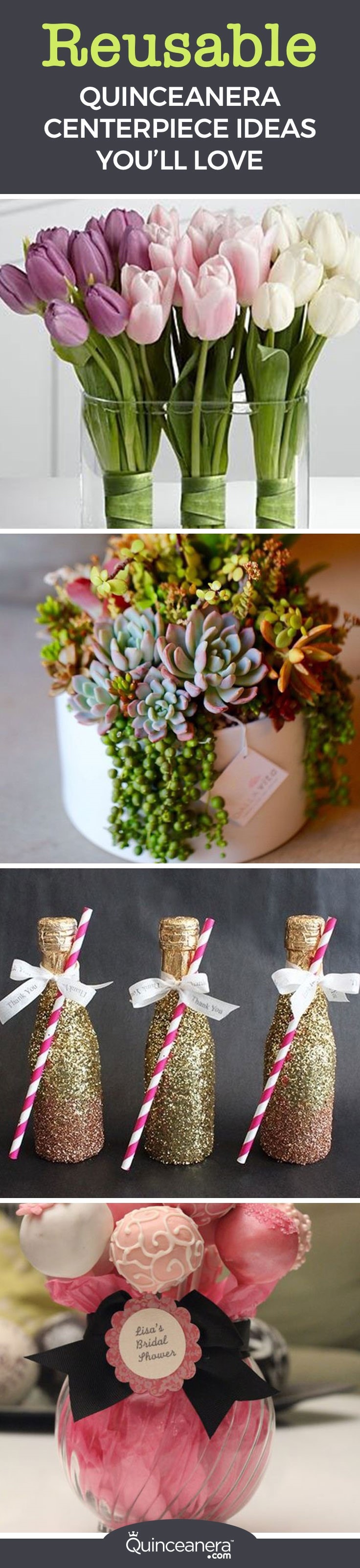 Reusable Quinceañera Centerpiece Ideas You’ll Love
