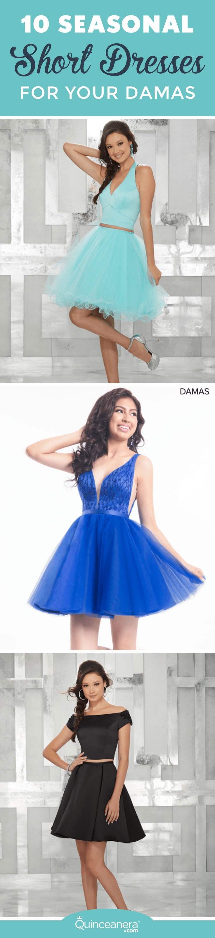 10 Seasonal Short Dresses for your Damas